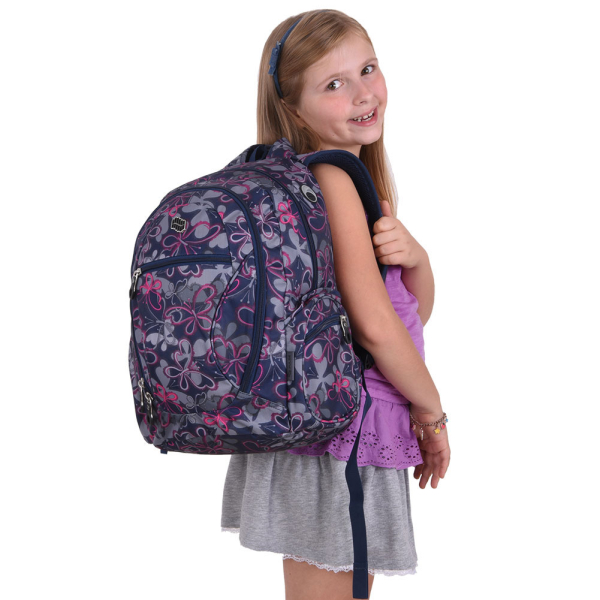 Σχολική Τσάντα (28x24x42) Pulse Dobby Blue Butterfly 8605027212652 ...
