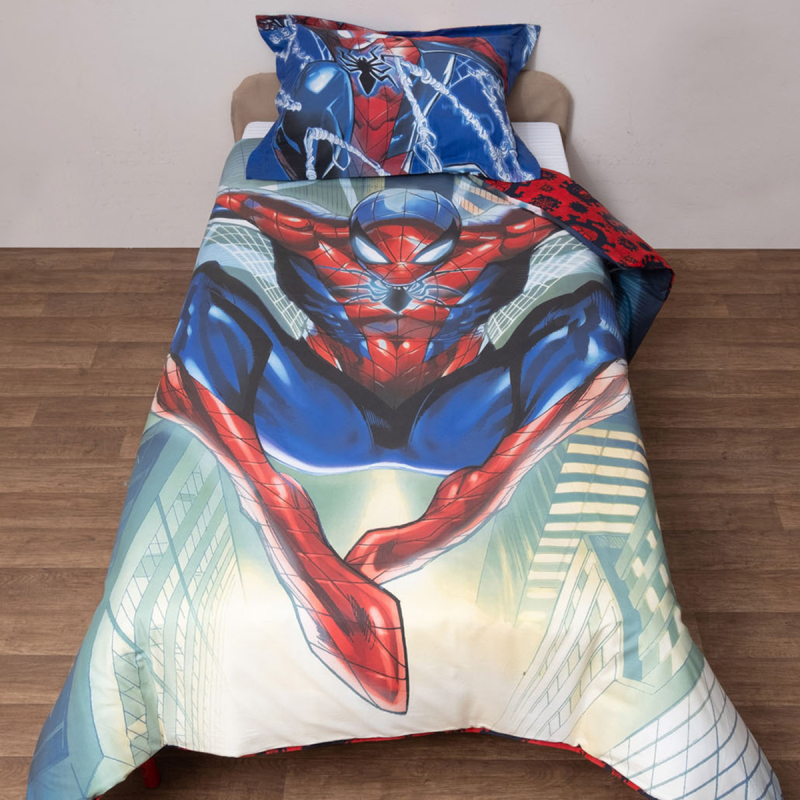 Παπλωματοθήκη Μονή (Σετ 160x200) 2 Όψεων Viopros Spiderman 51 ...