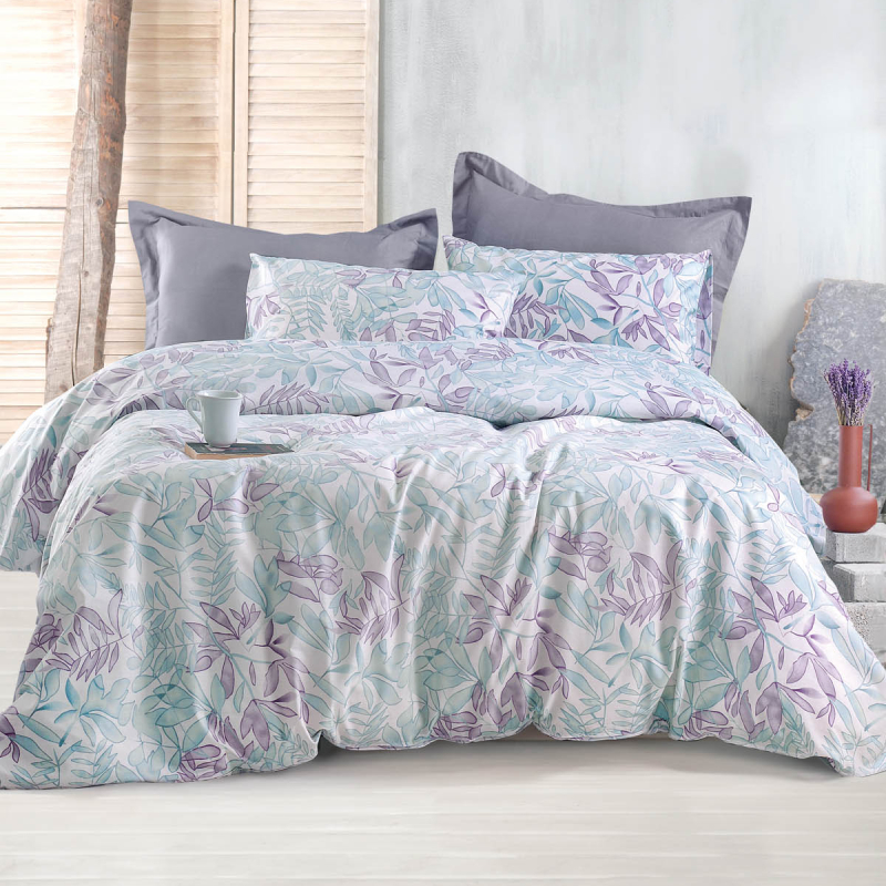 Σεντόνια Υπέρδιπλα (Σετ) Rythmos Next Elein Green - Purple G.1708739 ...