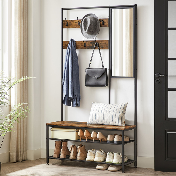 Έπιπλο Εισόδου Με Καθρέφτη (98x35x180) Vasagle HSR415B01 X001JKI1VX ...