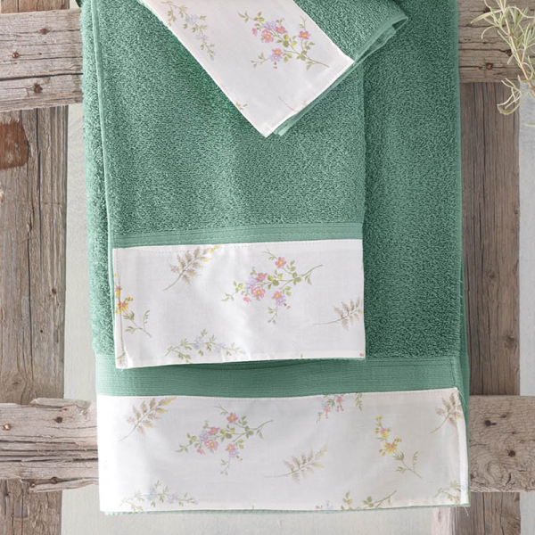 Πετσέτες Μπάνιου (Σετ 3τμχ) Rythmos Fern Ecru 500gsm G.1709042 | Spitishop