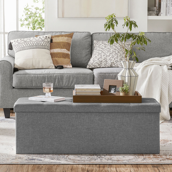 Ταμπουρέ Με Αποθηκευτικό Χώρο (110x38x38) Songmics LSF77G X000OL6F5R ...