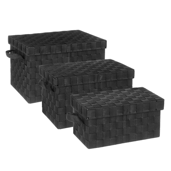 Κουτιά Αποθήκευσης (Σετ 3τμχ) F-V Boxes Black 138130J 3560239274995 ...