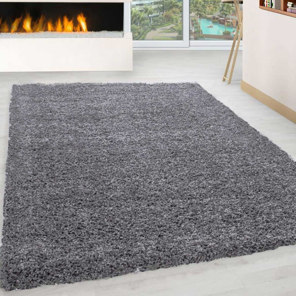 Χαλιά Κρεβατοκάμαρας (Σετ 3τμχ) Spitishop Lanoso 5500B Dark Grey ...