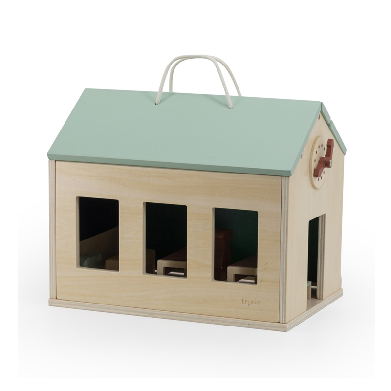 Ξύλινο Παιχνίδι (31.3x25x20.6) Trixie Σχολείο 5400858368171 | Spitishop