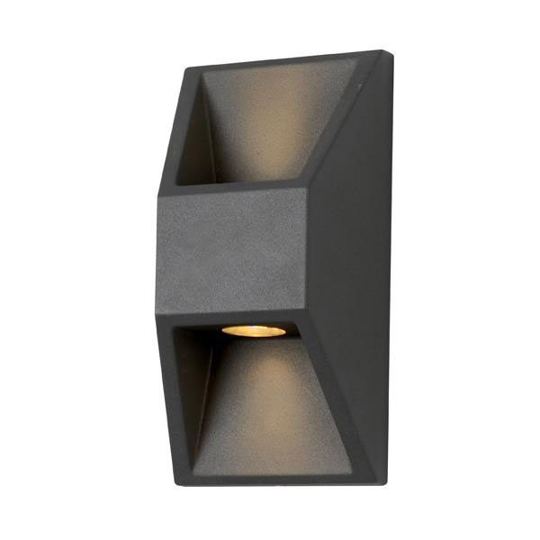 Απλίκα LED Εξωτερικού Χώρου Eurolamp 145-20246 Dark Grey 5207227286513 ...