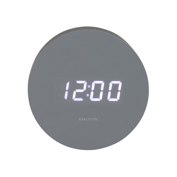 Ψηφιακό Ρολόι Επιτραπέζιο (Φ9) - Ξυπνητήρι Karlsson Spry Round Mouse ...