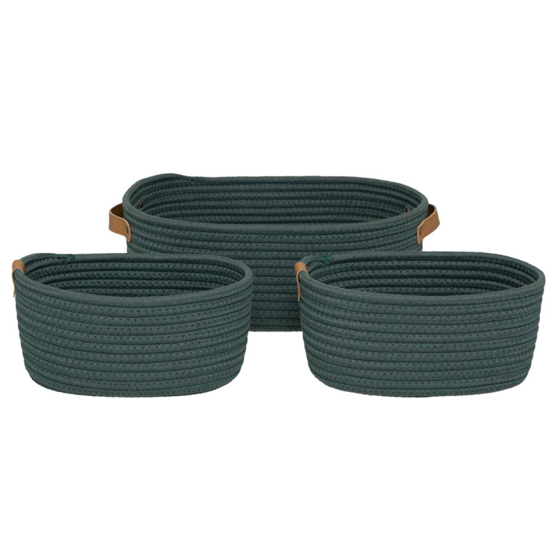 Καλάθια Αποθήκευσης (Σετ 3τμχ) F-V Duo Vert 204911B 3560232953194 ...