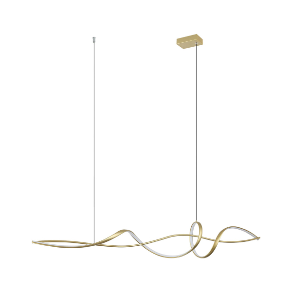 Φωτιστικό Οροφής LED Dimmable Zambelis 23108 Gold Matt 5212031012197 ...