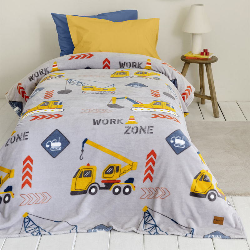 Κουβέρτα Fleece Μονή (150x220) Nima Work Zone 5206482141889 | Spitishop
