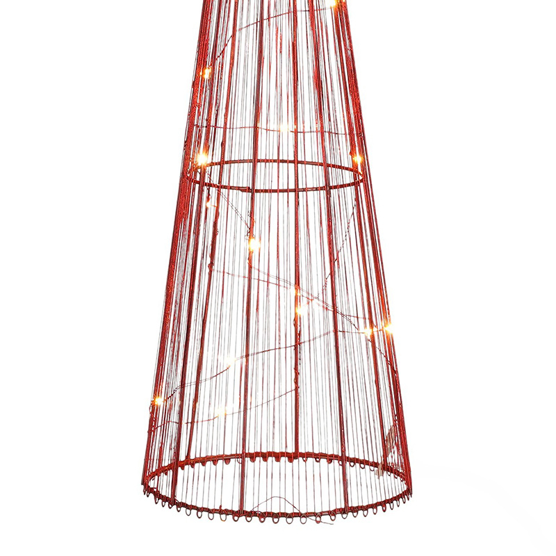 Χριστουγεννιάτικο Δεντράκι Με Led (Φ16) Edelman Cone Red 1163357 ...
