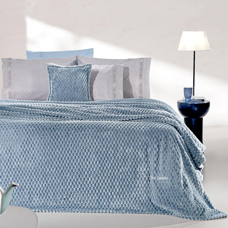 Κουβέρτα Fleece Μονή (160x220) + Διακοσμητική Μαξιλαροθήκη (Σετ) Guy ...