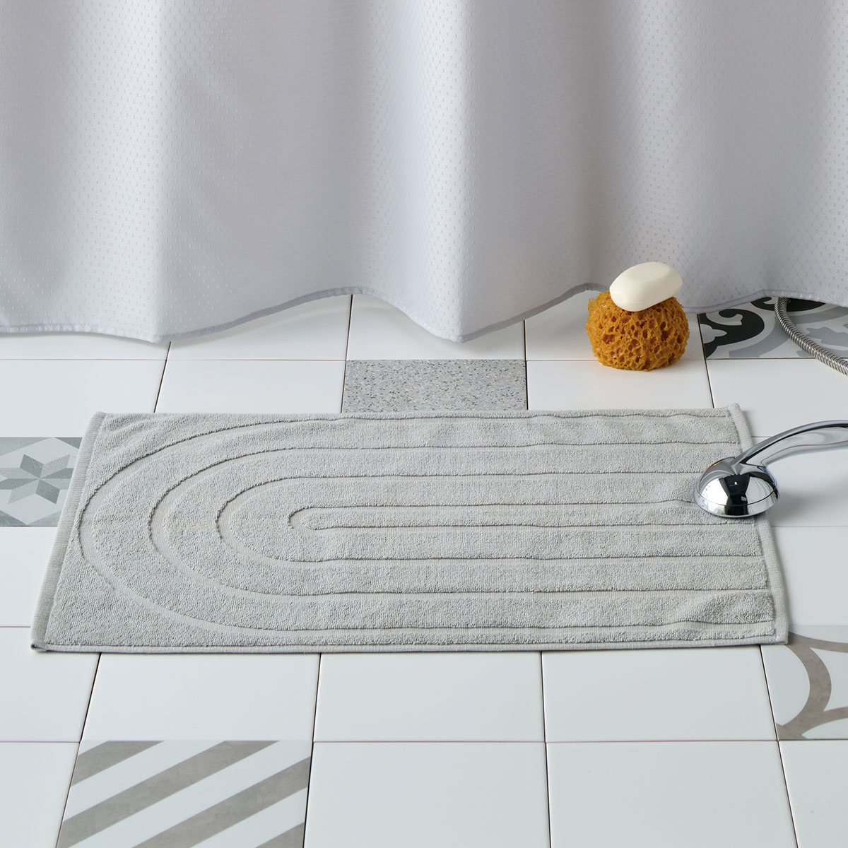 Πατάκι Μπάνιου (50x70) Kentia Stylish Desmond 22 Grey 5205133531079 ...