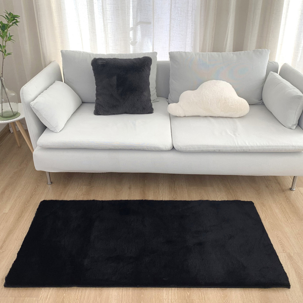 Χαλί Γούνινο (160x230) Anna Riska Felicity Black 5201499433316 | Spitishop