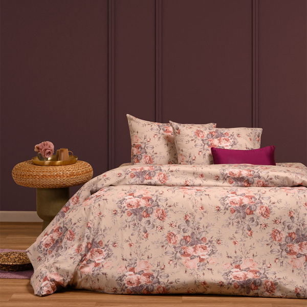 Φανελένια Παπλωματοθήκη Μονή (165x245) Melinen Peonia Rose 20003994 ...
