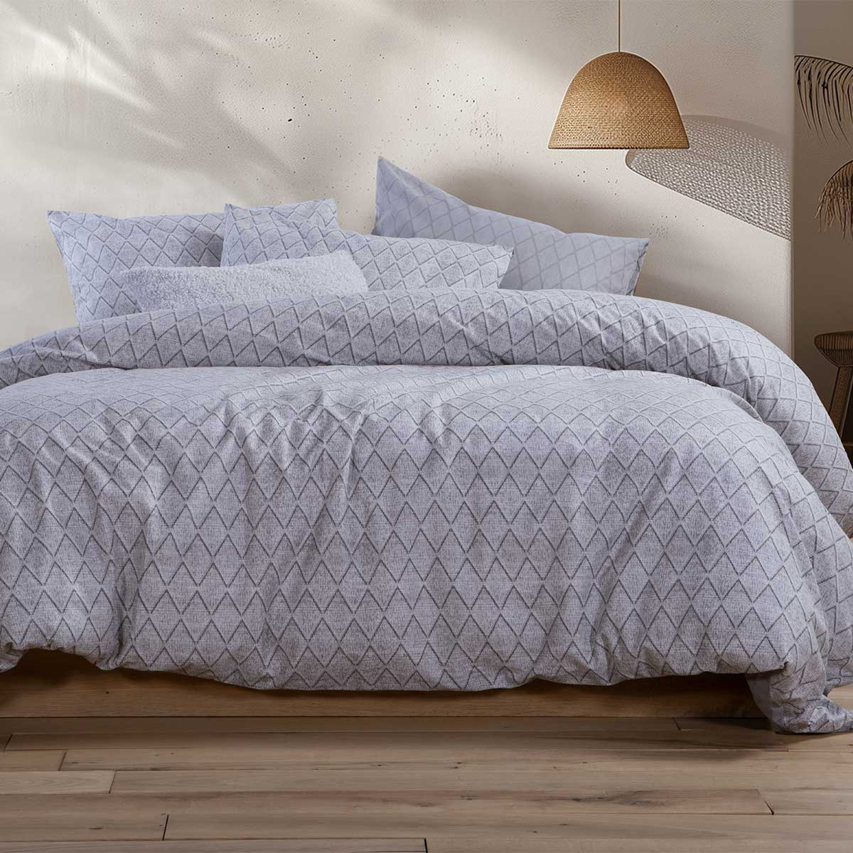 Φανελένια Σεντόνια Μονά (Σετ) Nef-Nef Homeware Flannel Torredo Grey ...