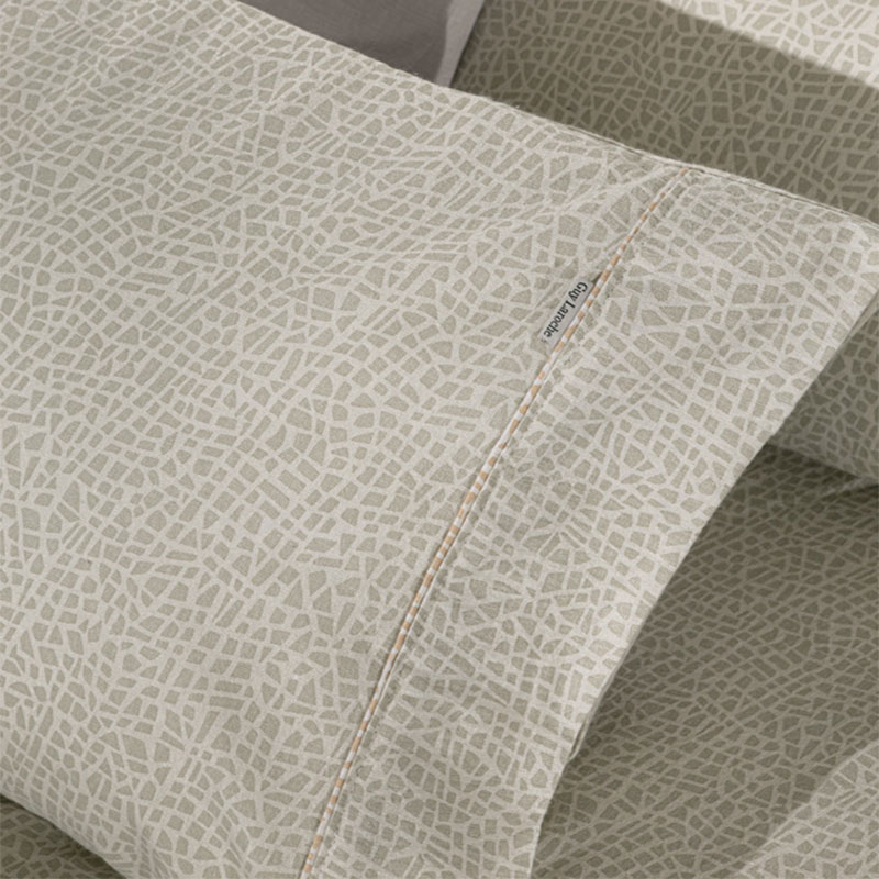 Φανελένια Σεντόνια Υπέρδιπλα (Σετ) Guy Laroche Mira Cement G.1308216 ...