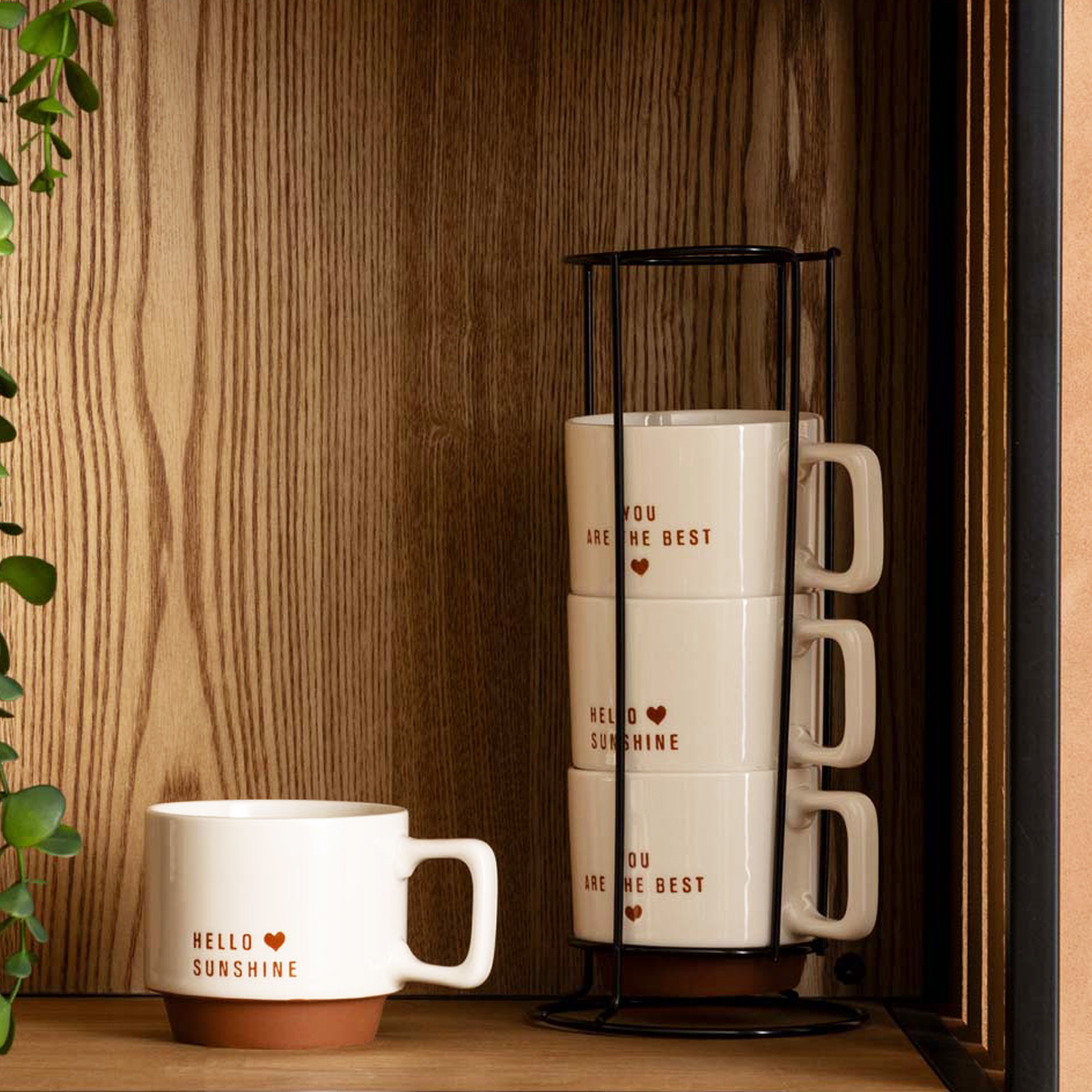Κούπες 300ml Με Σταντ (Σετ 4τμχ) S-D Hello 196579 3560233015419 | Spitishop