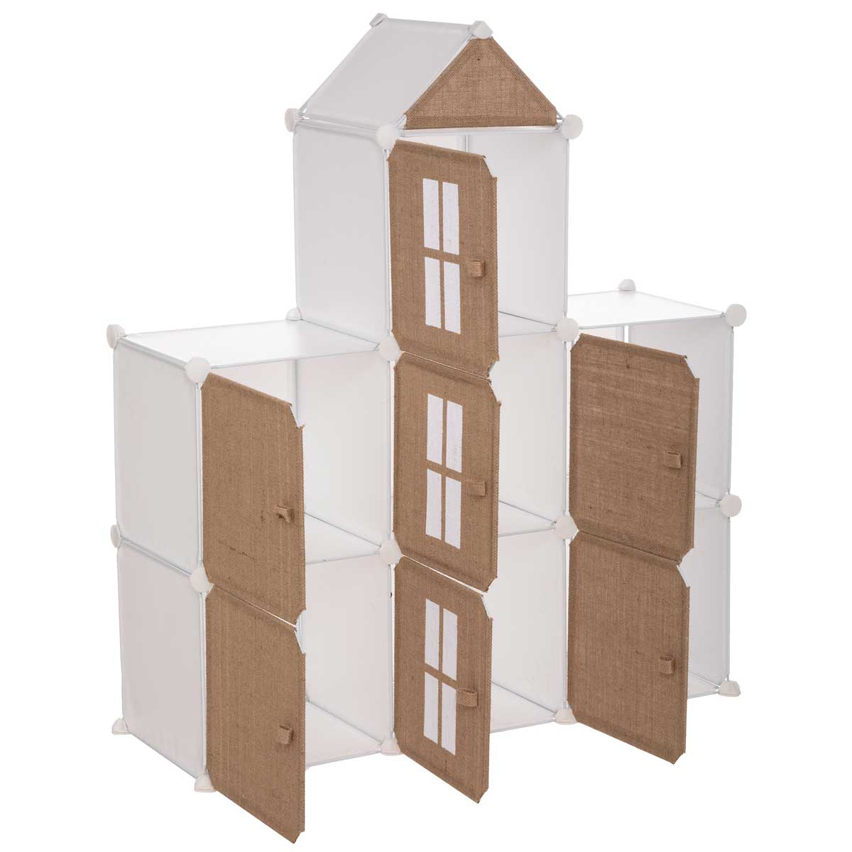 Παιδικό Έπιπλο Αποθήκευσης 7 Θέσεων (94.5x32x109) A-S Jute Storage ...