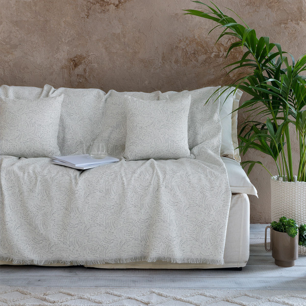 Ριχτάρι Πολυθρόνας (180x180) Nima Living Maya Light Grey 5206482076495 ...