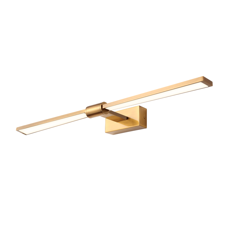Φωτιστικό Μπάνιου LED Aca Papigion PN1403LEDW61BR Brass 5208055104772 ...