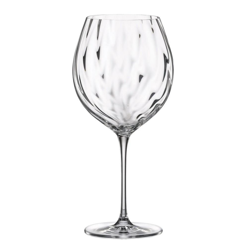 Ποτήρι Κρασιού Κολωνάτο 750ml Crystal Bohemia Uria Optic 8593410087744 ...