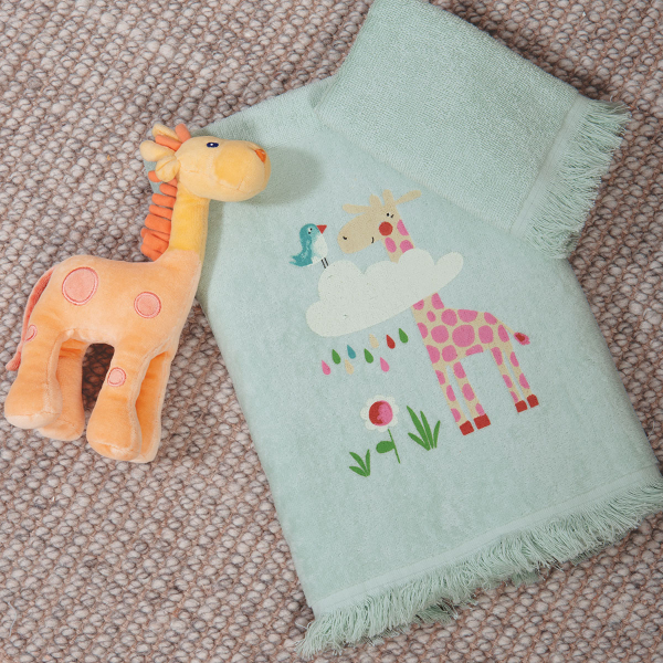 Παιδικές Πετσέτες (Σετ 2τμχ) Nef-Nef Homeware Sky Is A Zoo 420gsm ...