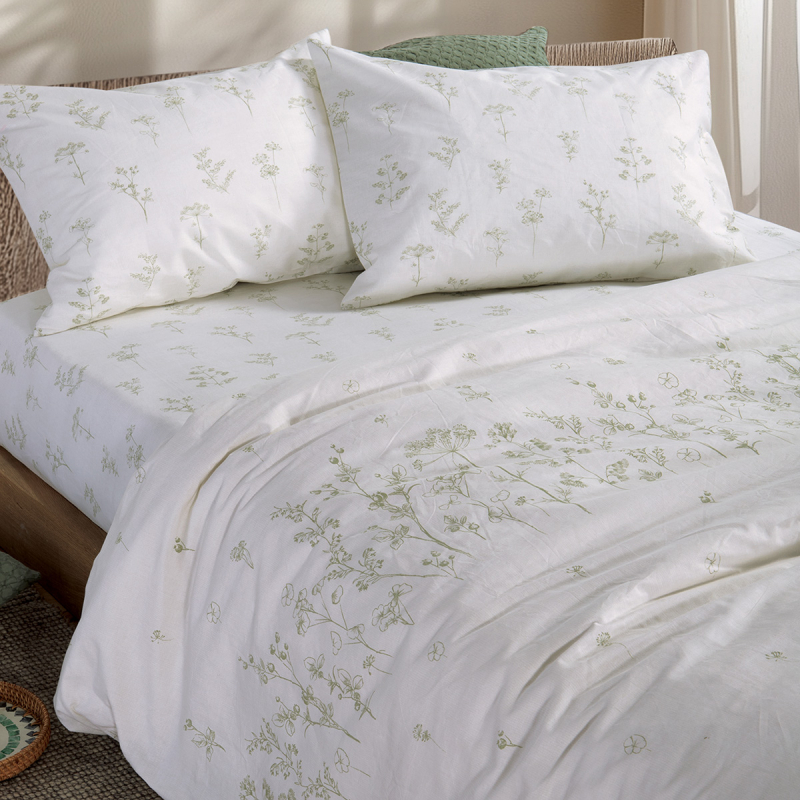 Σεντόνια Μονά (Σετ) Nef-Nef Homeware Smart Claris Ecru G.615939 | Spitishop