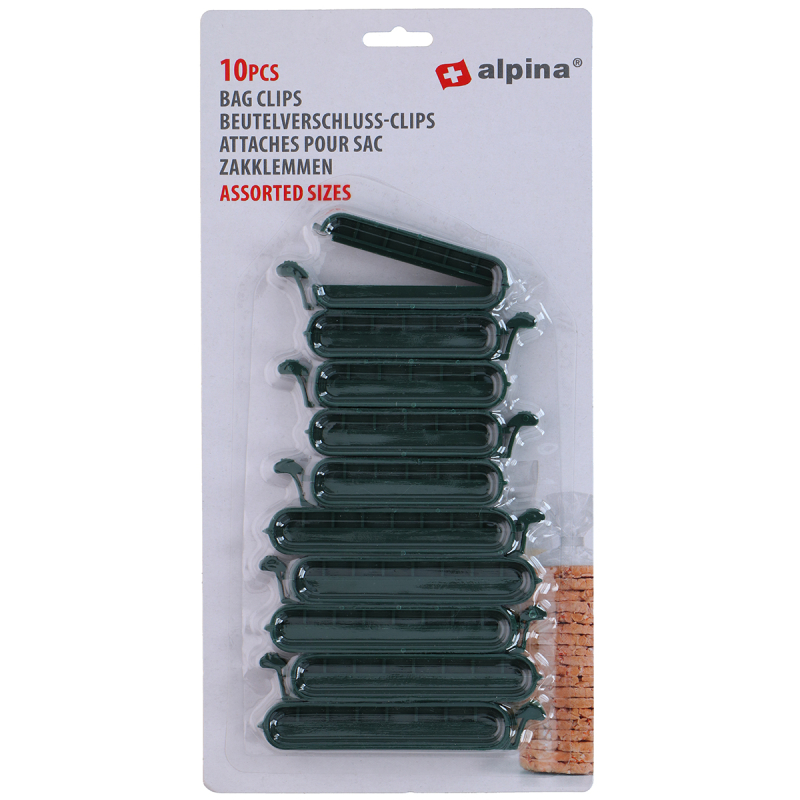 Κλιπ Αεροστεγούς Κλεισίματος Σακούλας (Σετ 10τμχ) Alpina 871125255631 ...