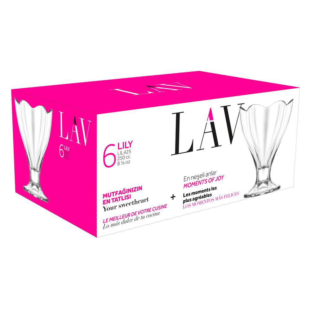 Μπωλ Παγωτού (Σετ 6τμχ) Lav Lily 8692952264948 | Spitishop