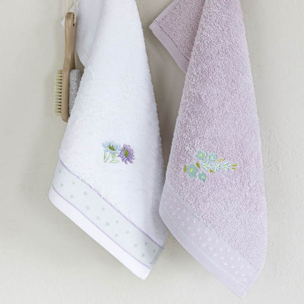 Πετσέτες Χεριών (Σετ 2τμχ) Nima Lavender 420gsm 5206482160859 | Spitishop