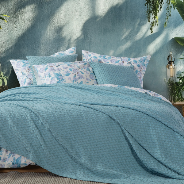 Κουβέρτα Πικέ Υπέρδιπλη (230x240) Nef-Nef Homeware Blue Elmer ...