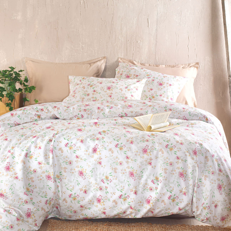 Σεντόνια Υπέρδιπλα (Σετ) Rythmos Diva Sorin Pink G.1710240 | Spitishop