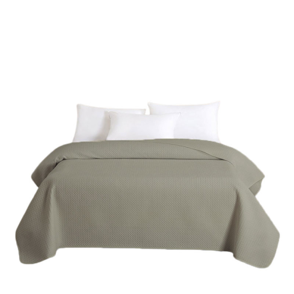 Κουβερλί (220x240) Hotel Grey 100% Microfiber 9999991327092 | Spitishop