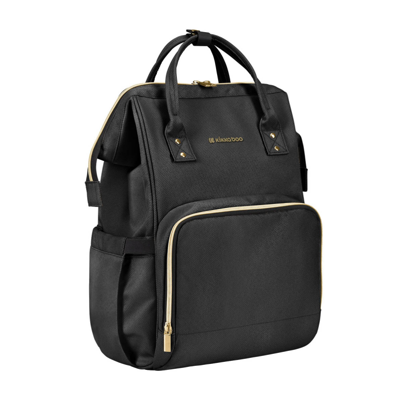 Τσάντα Αλλαξιέρα Backpack (32x18x41) Kikka Boo Siena Black - Gold 2025 ...