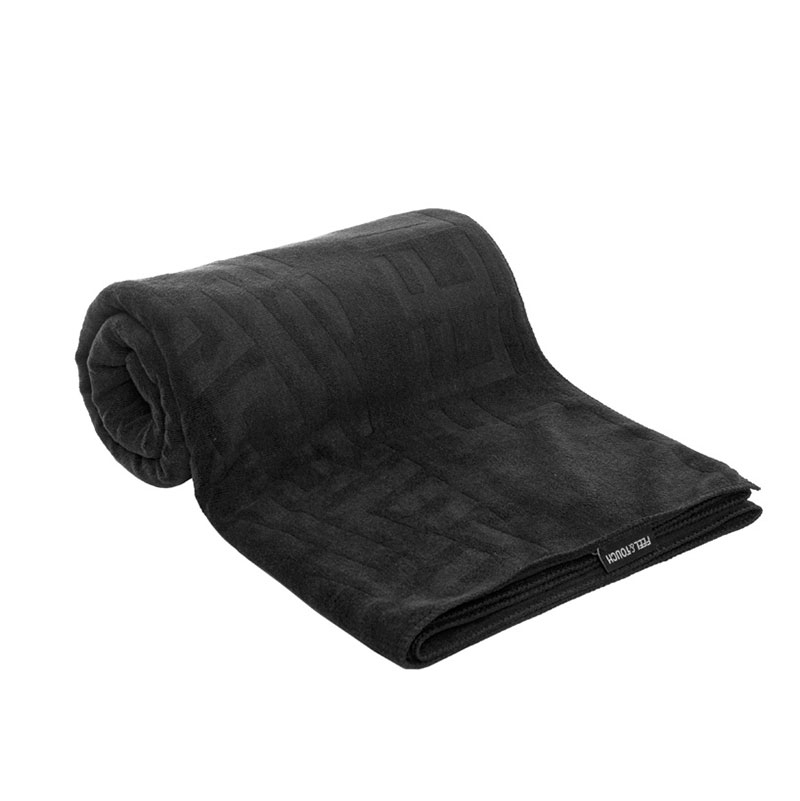 Πετσέτα Θαλάσσης (90x170) Feel & Touch Icon Black 1830086125004 | Spitishop