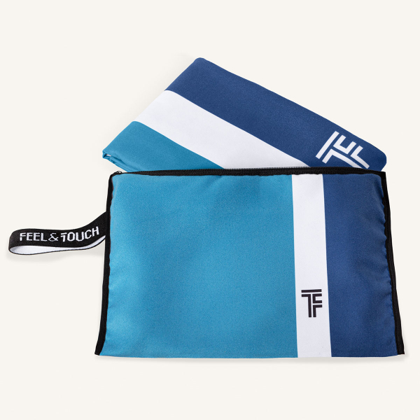 Πετσέτα Θαλάσσης 2 Όψεων + Νεσεσέρ Παραλίας (2τμχ) Feel & Touch Med 04 ...