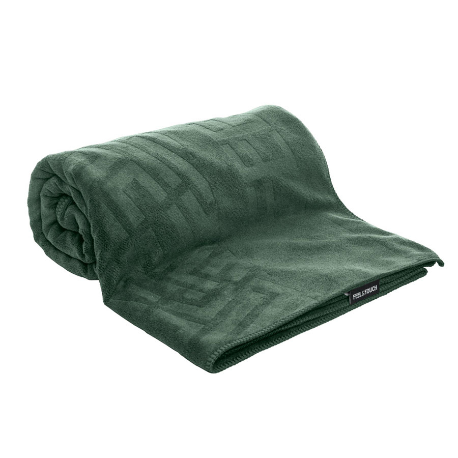 Πετσέτα Θαλάσσης (90x170) Feel & Touch Icon Verde 1830086125002 | Spitishop