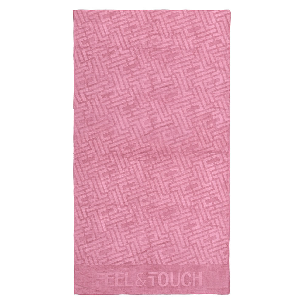 Πετσέτα Θαλάσσης (90x170) Feel & Touch Icon Wild Rose 1830086125007 ...