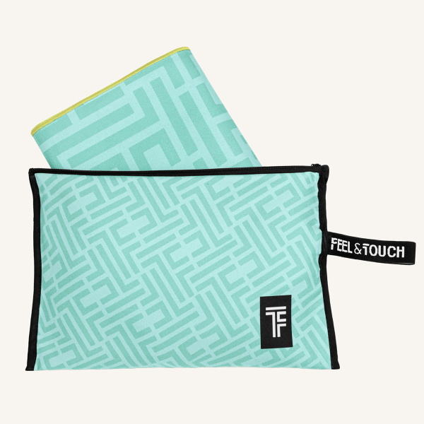 Πετσέτα Θαλάσσης 2 Όψεων + Νεσεσέρ Παραλίας (2τμχ) Feel & Touch Motivo ...