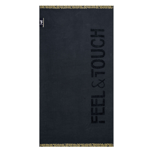 Πετσέτα Θαλάσσης (90x180) Feel & Touch Sunny Black 1830092124000 ...