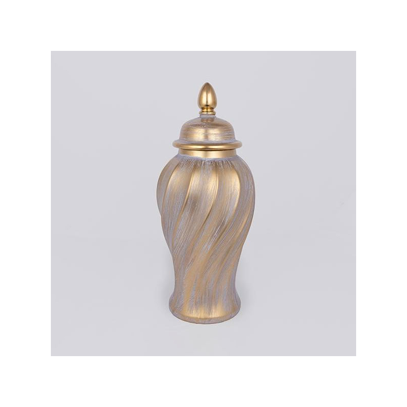 Διακοσμητικό Βάζο Με Καπάκι (Φ17.5x40.8) Estheti 752-20350 ...