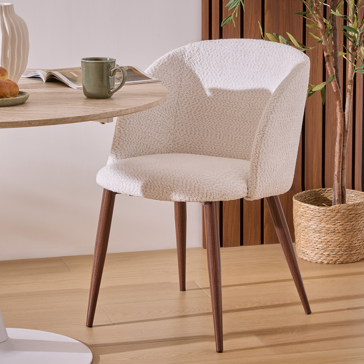 Καρέκλα Τραπεζαρίας (60x54x80) A-S Celeste Ivory 207351A 3560231081171 ...