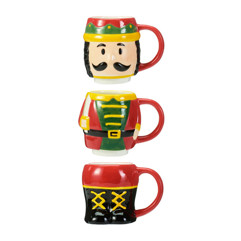 Χριστουγεννιάτικες Κούπες (Σετ 3τμχ) K-M Nutcracker 170493210 ...