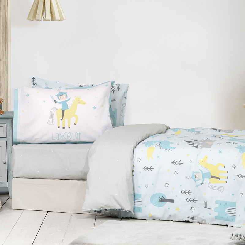 Παπλωματοθήκη Μονή (Σετ 160x240) 2 Όψεων Nima Kids Lancelot ...