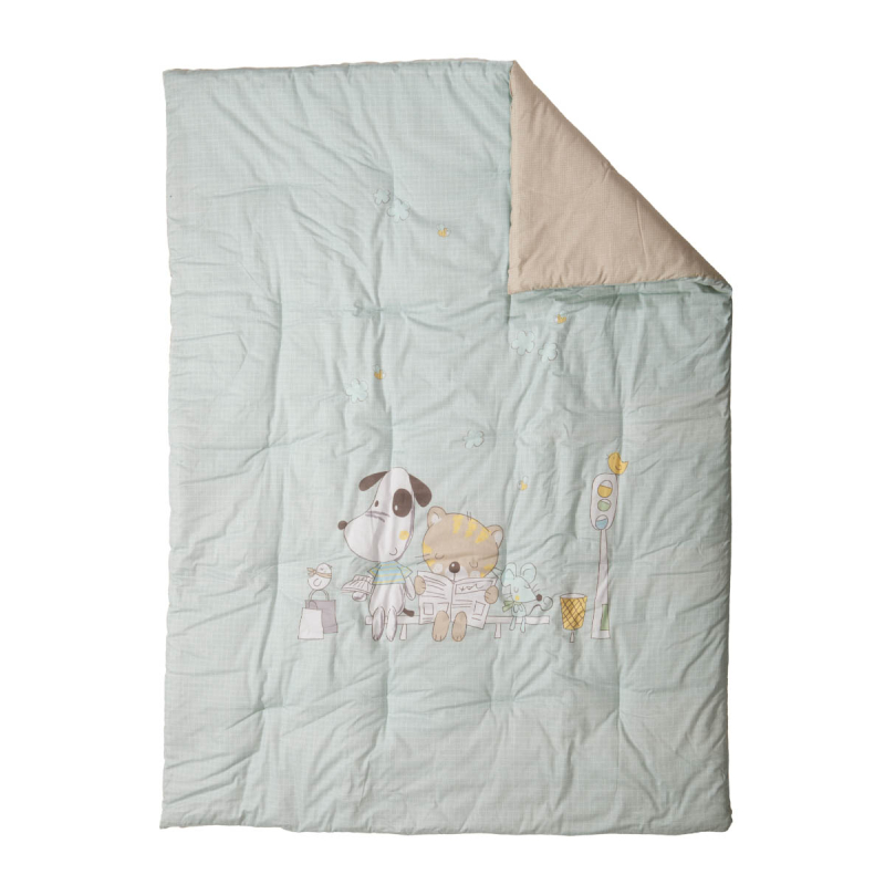 Πάπλωμα Κούνιας (110x140) 2 Όψεων Nef-Nef Homeware Baby Life In The ...