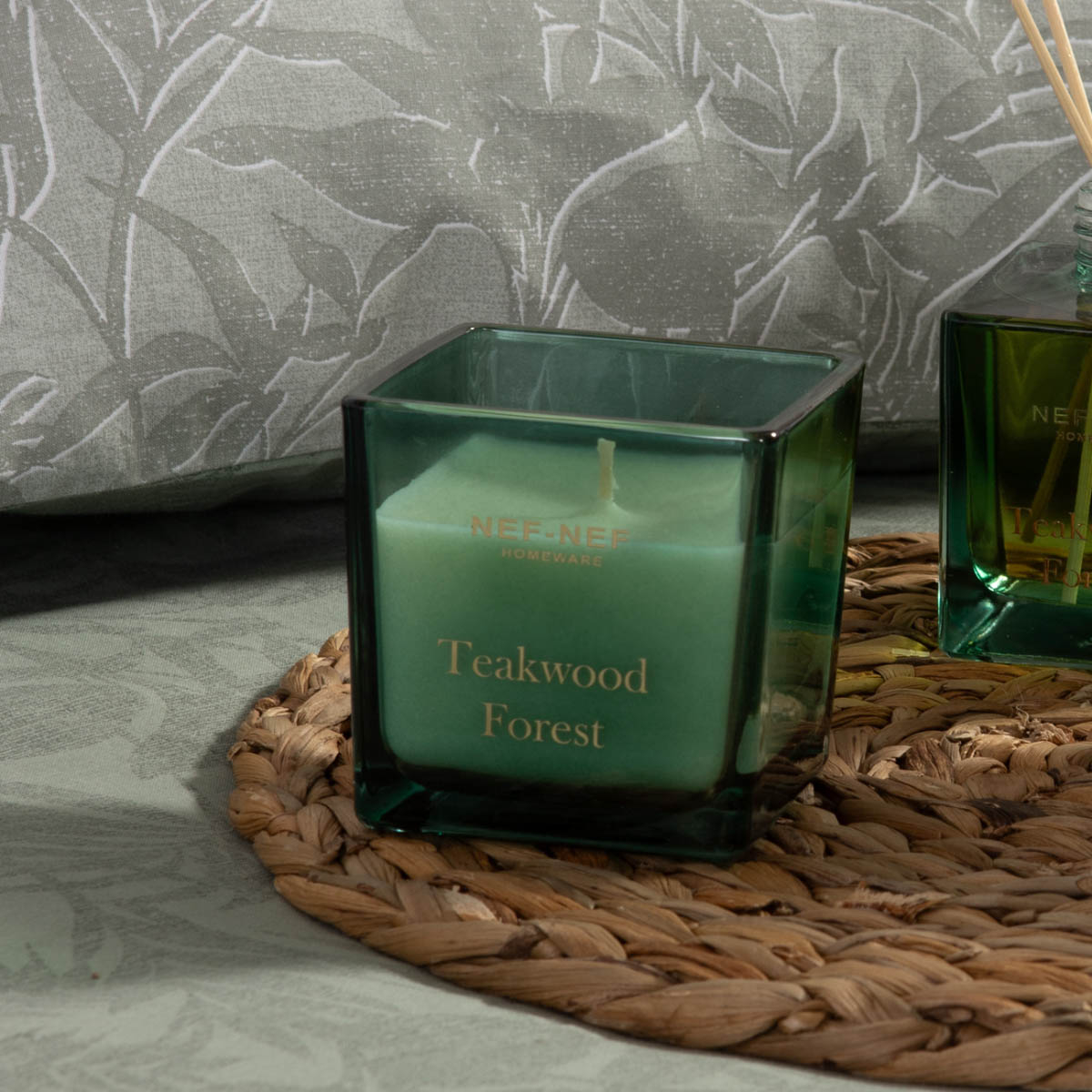 Κερί Αρωματικό 200gr Nef-Nef Homeware Teakwood Forest 5205495621845 ...