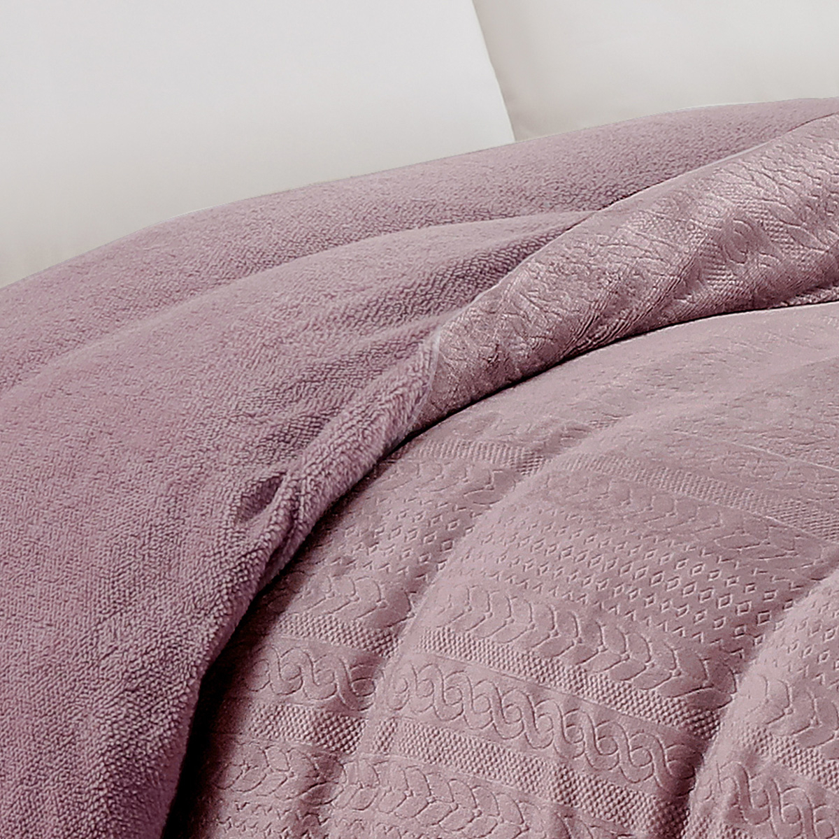 Παπλωματοθήκη Fleece Μονή (165x225) Melinen Shelby Amethyst 20004980 ...