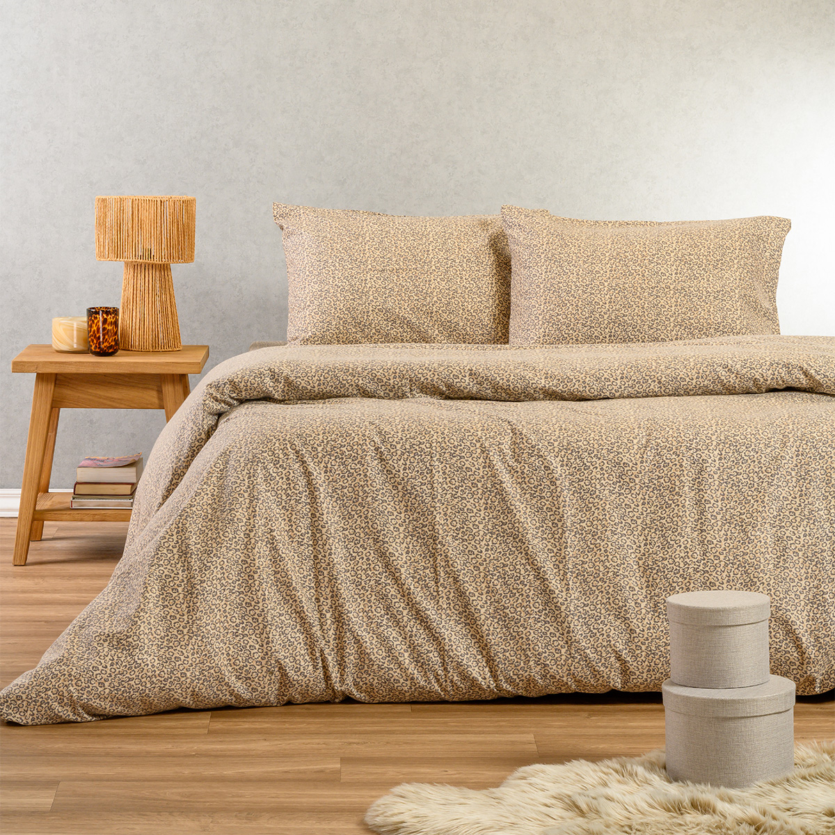 Φανελένια Σεντόνια Μονά (Σετ) Melinen Winter Line Keshia Beige G ...