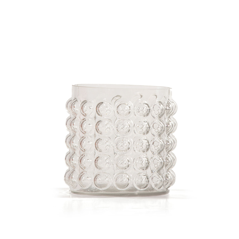 Διακοσμητικό Βάζο (Φ16x17) Nef-Nef Homeware Olmo Transparent ...
